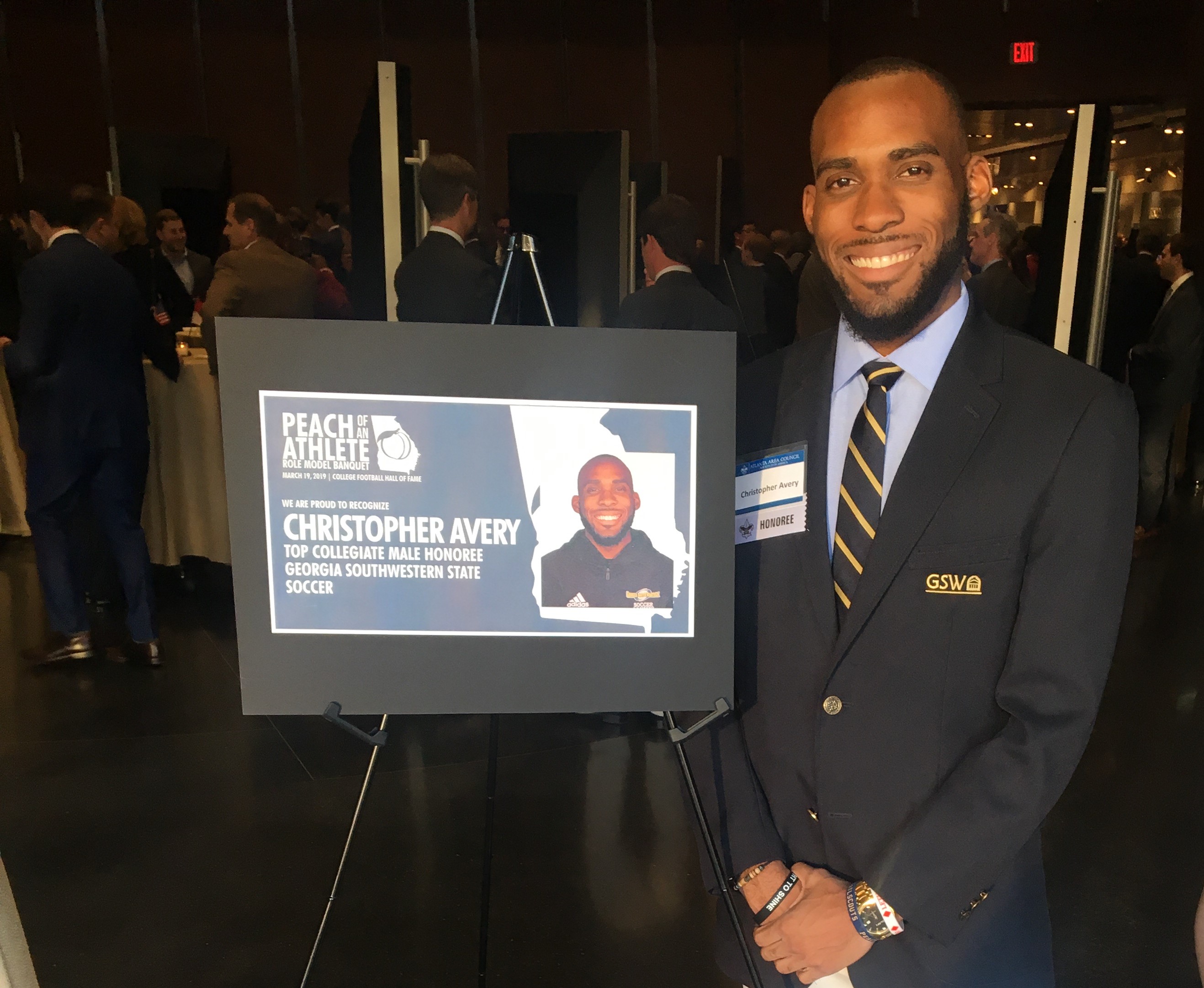 GSW’s Christopher Avery recognized as Top Male “Peach of an Athlete ...