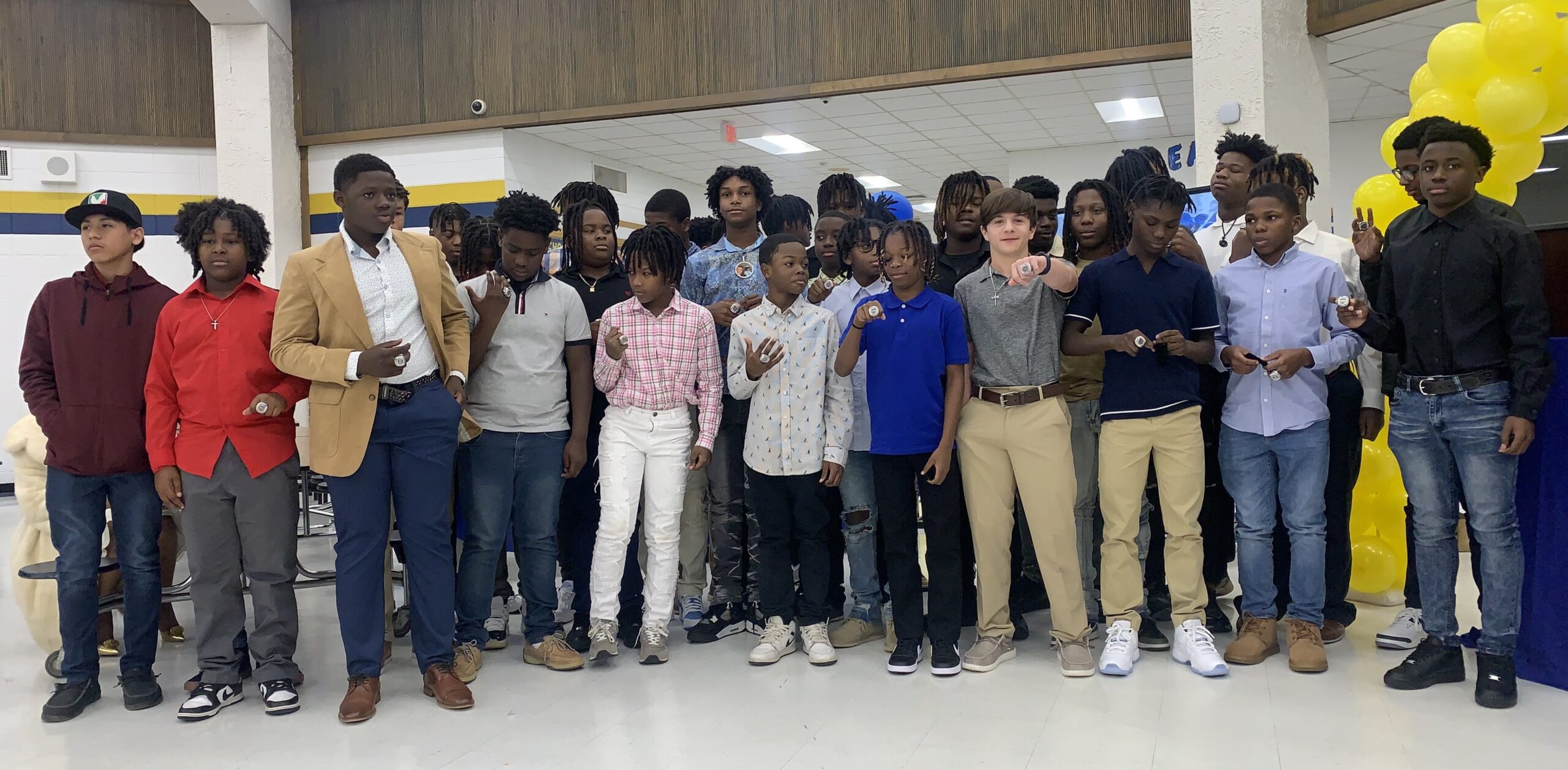 Sumter County Middle School Football Team Receives Championship Rings ...