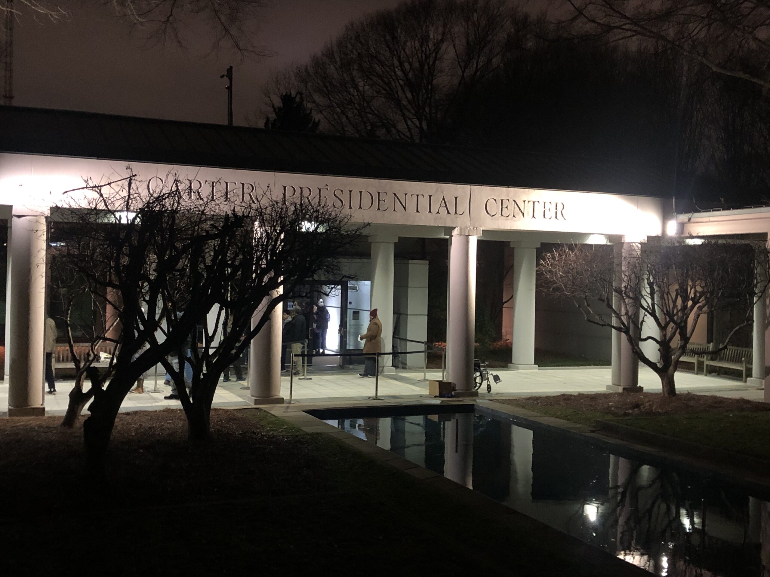 President Carter lies in repose at the Carter Presidential Center ...