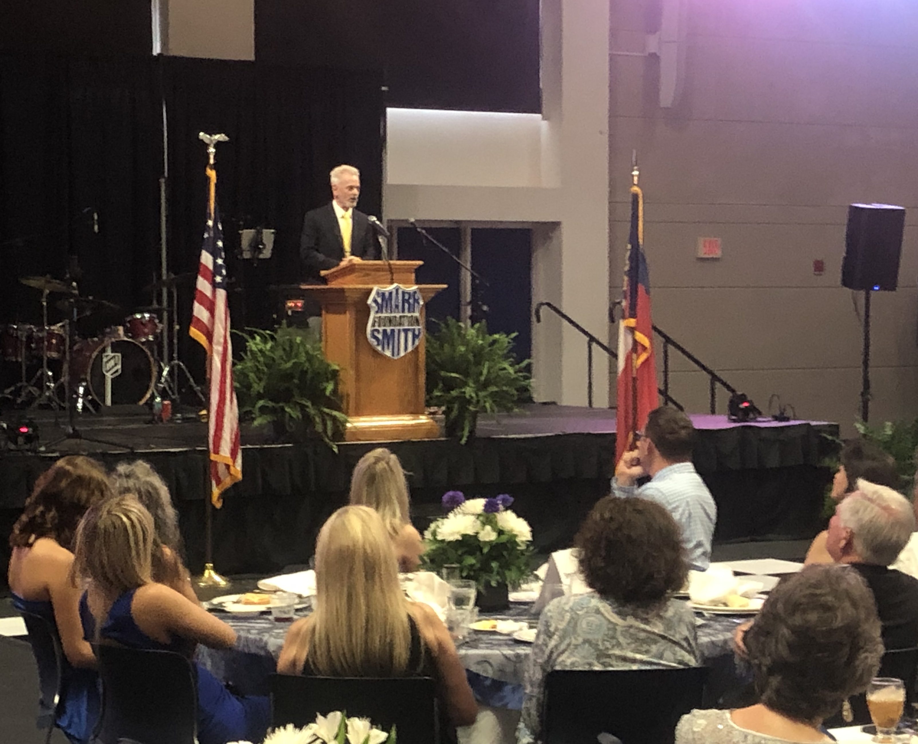 Former Congressman Steven Russell speaks at annual Smarr Smith gala ...