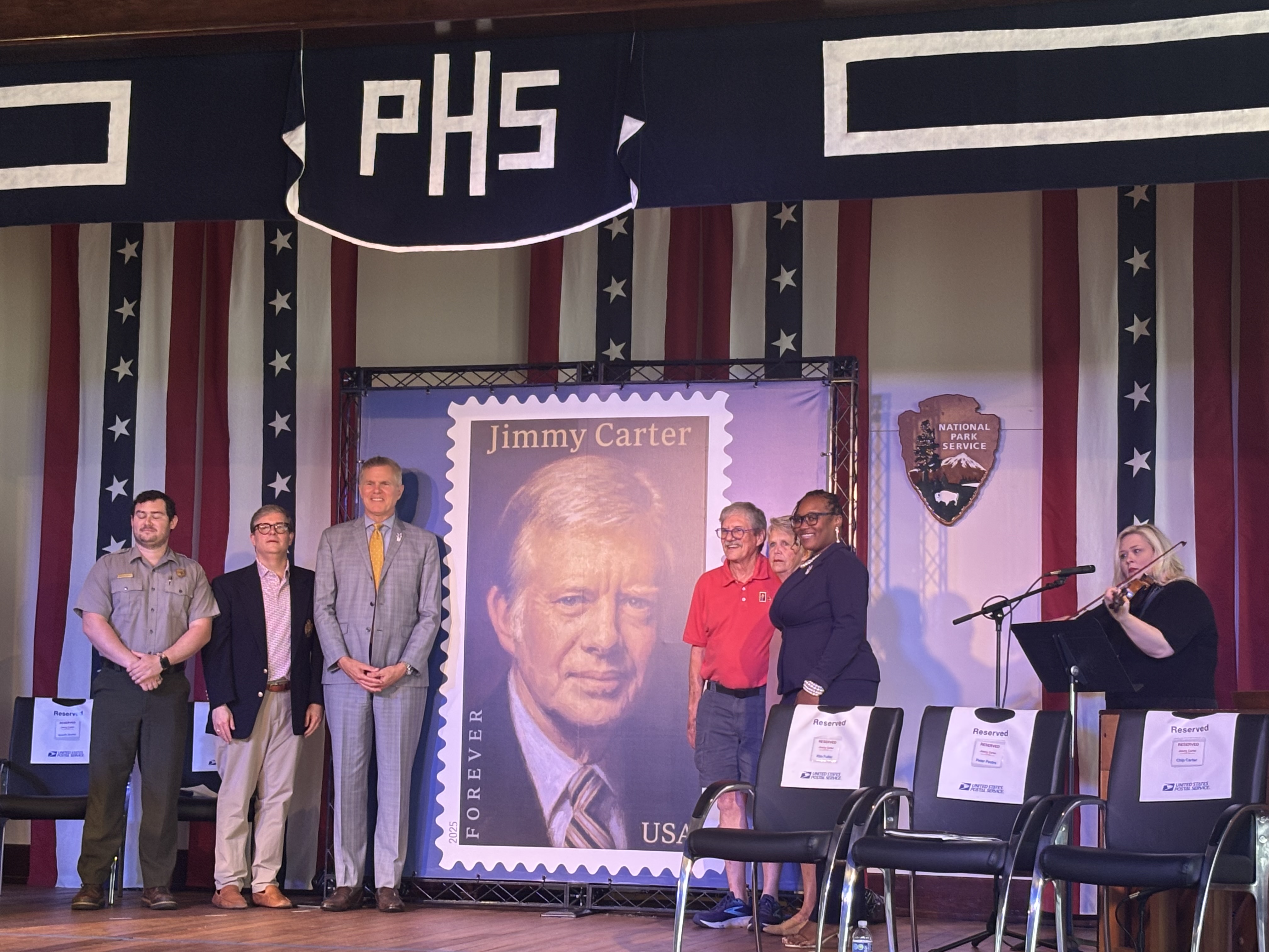 Carter stamp reveal held at Plains high school | Americus Times-Recorder