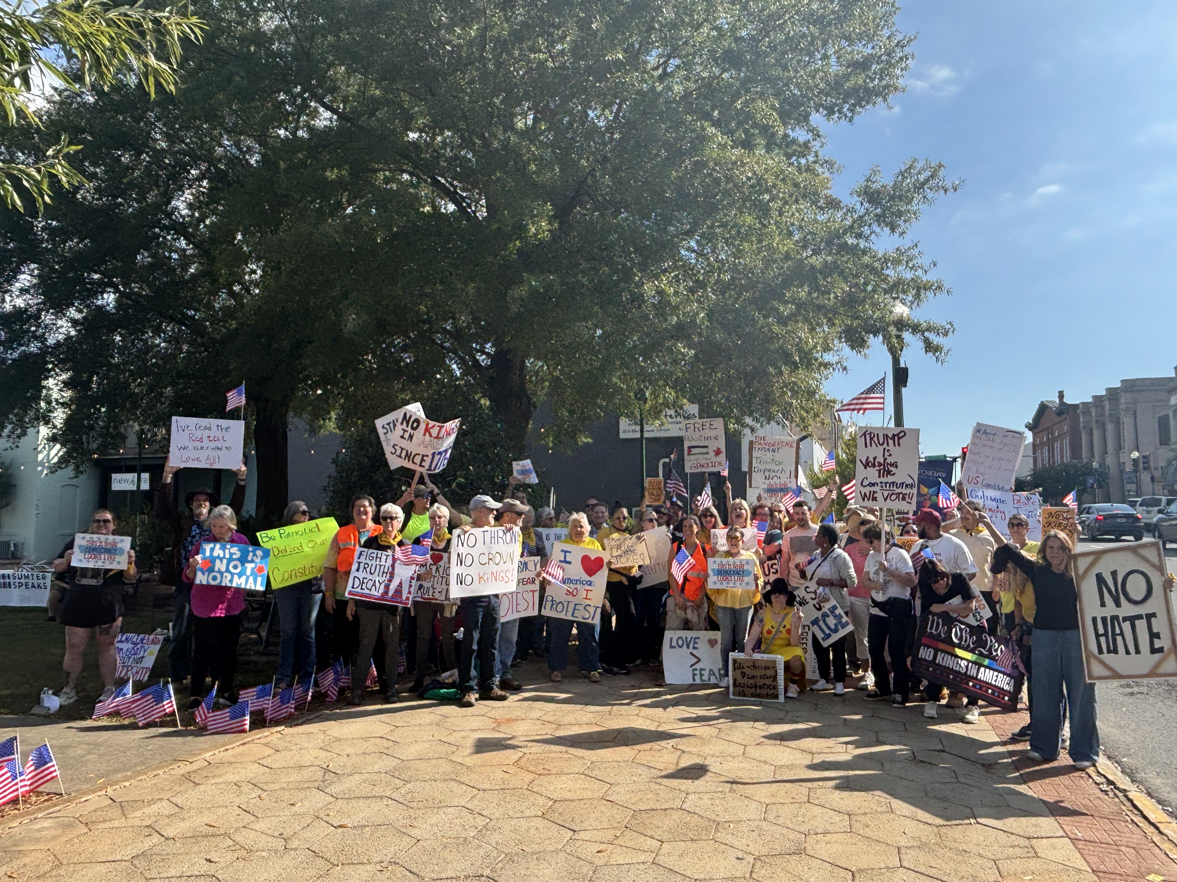 No King’s Day protest held in Rylander Park | Americus Times-Recorder