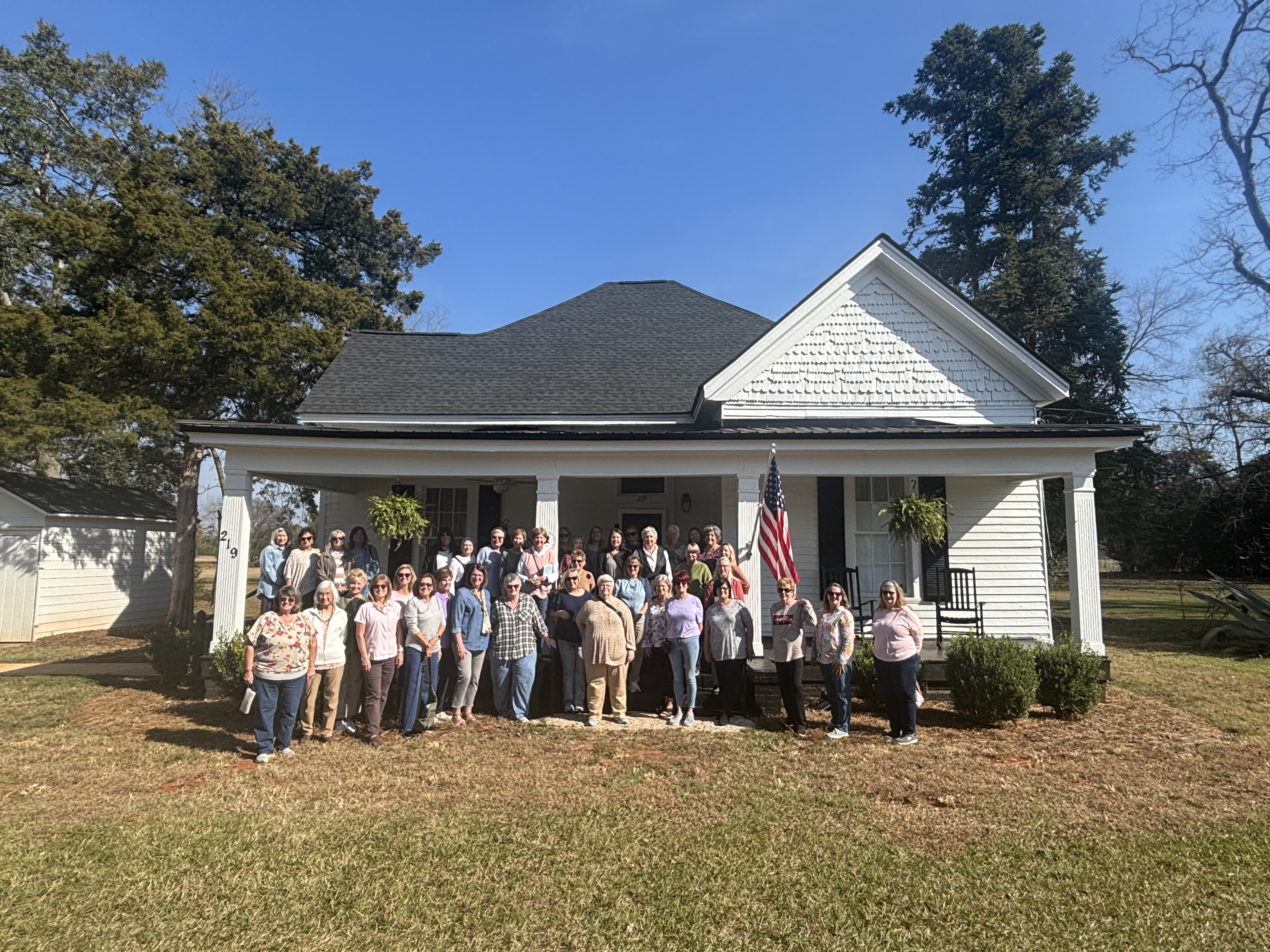 Bible study class visits Rosalynn Carter childhood home | Americus ...